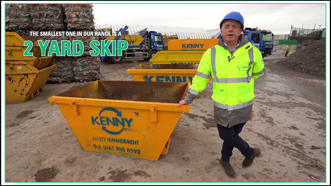Book a 2 Yard Skip with Kenny Skip Hire today. - YouTube
