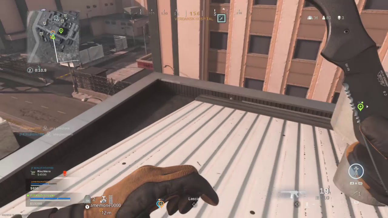KNIFE STEALTH KILL ON WARZONE - YouTube