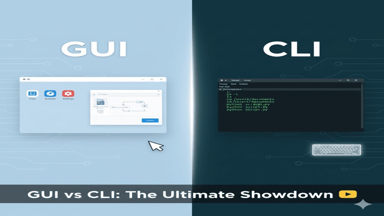 GUI vs. CLI: Which one should you use? - YouTube