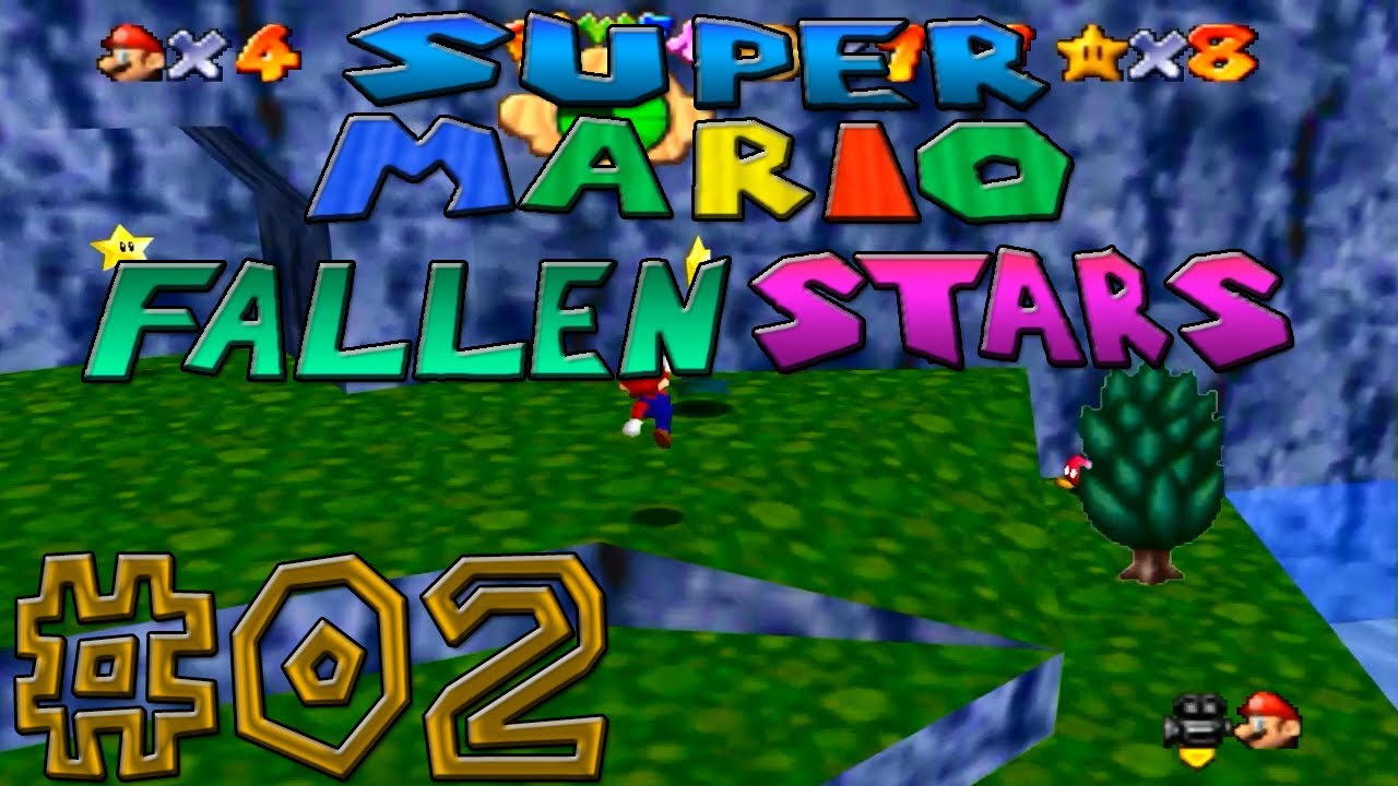 Let´s play Super Mario 64 Fallen Stars - Folge 2 - Zu viele Gegner ...