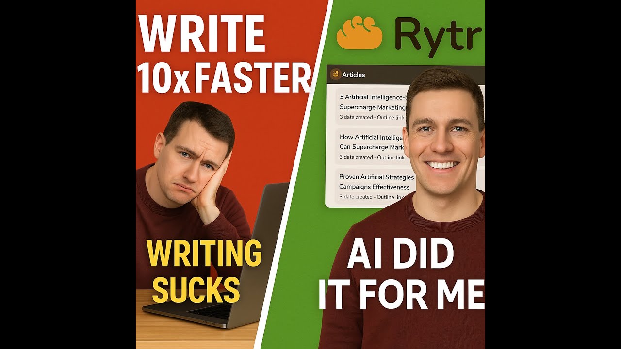 How I Write 10x Faster with This AI Tool Rytr Review & Demo - YouTube