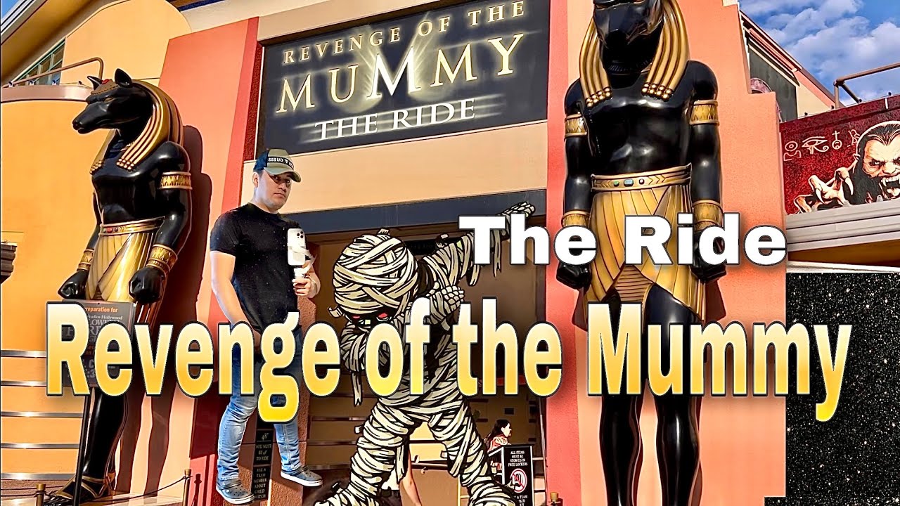 Revenge of the Mummy - the ride Universal Studios Hollywood - YouTube