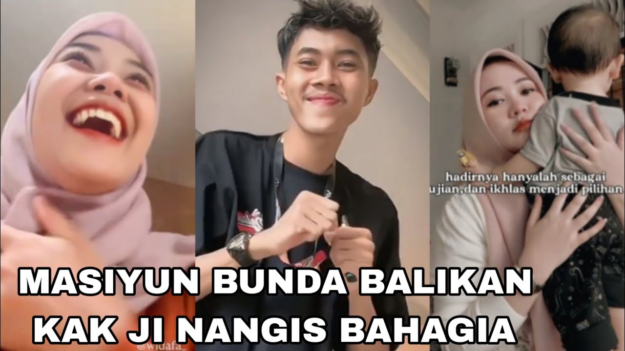 MASIYUN BUNDA FAUZANA BALIKAN KAK JI NANGIS BAHAGIA - YouTube