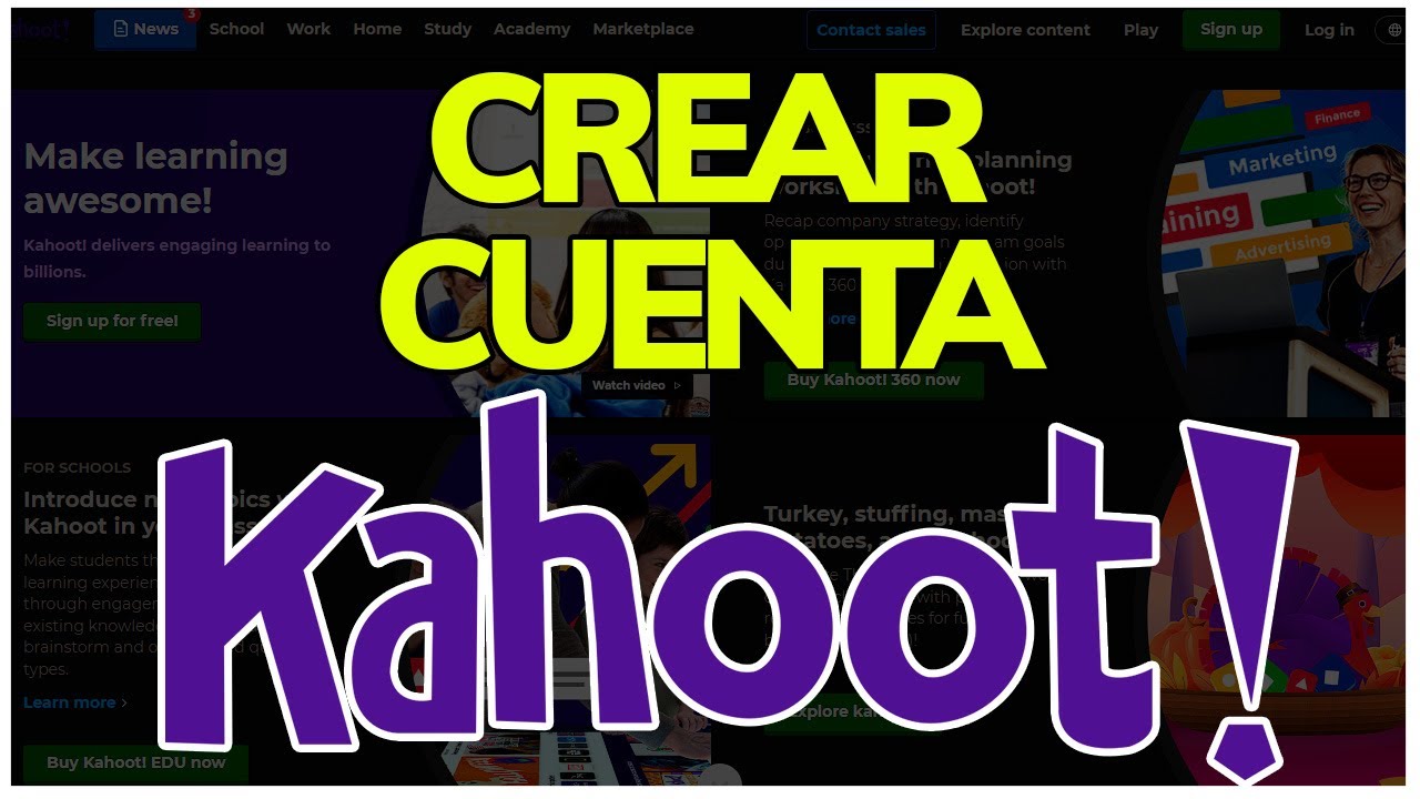 ️ Cómo CREAR CUENTA en KAHOOT! en 2025 || Registrarse GRATIS y... ¡Aprender Jugando! - YouTube