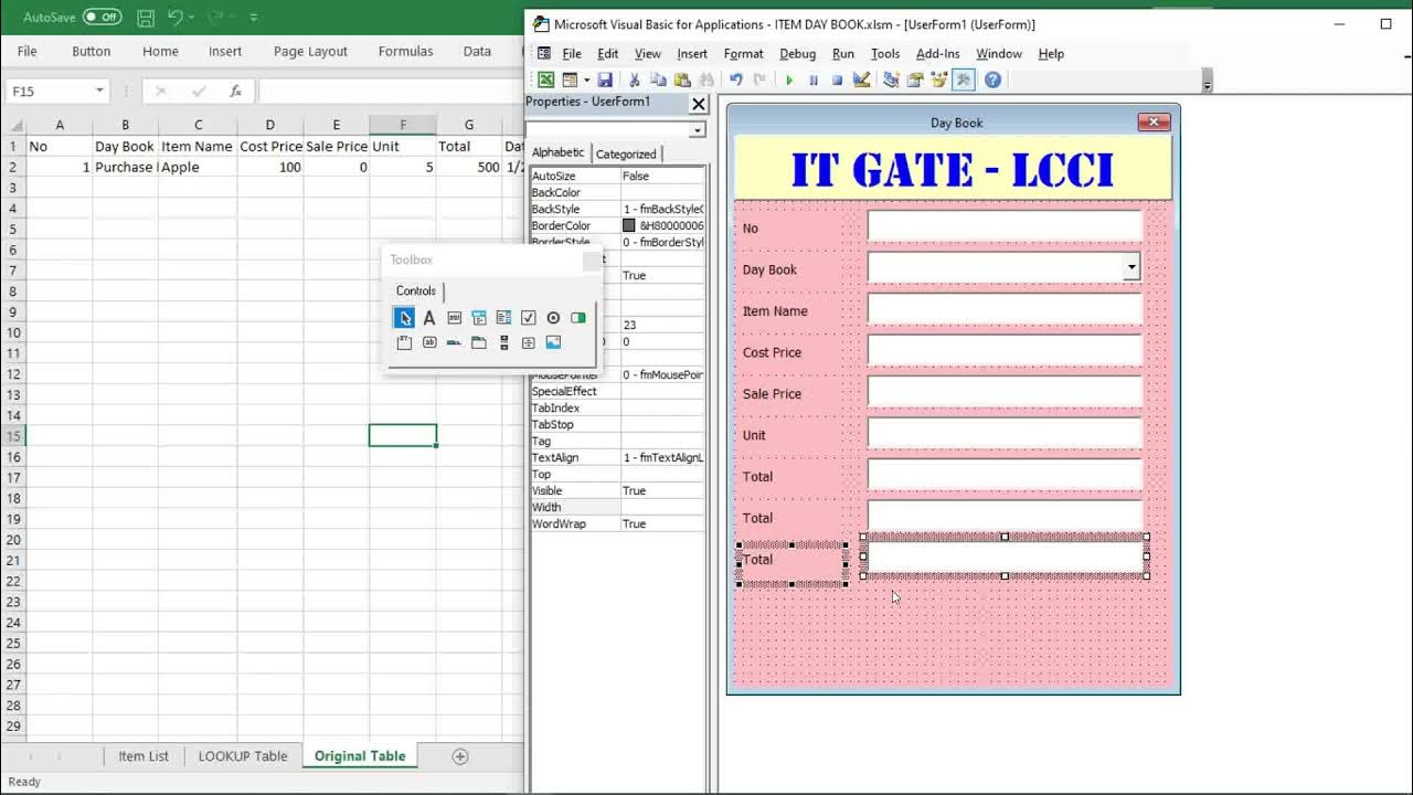 Simple Data Entry Form creation in Excel using VBA Programming ( Part 14 ) - YouTube