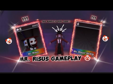 "Mr.Risus Showcase+Gameplay 🤡🔪" || Roblox (Survive The Killer) - YouTube