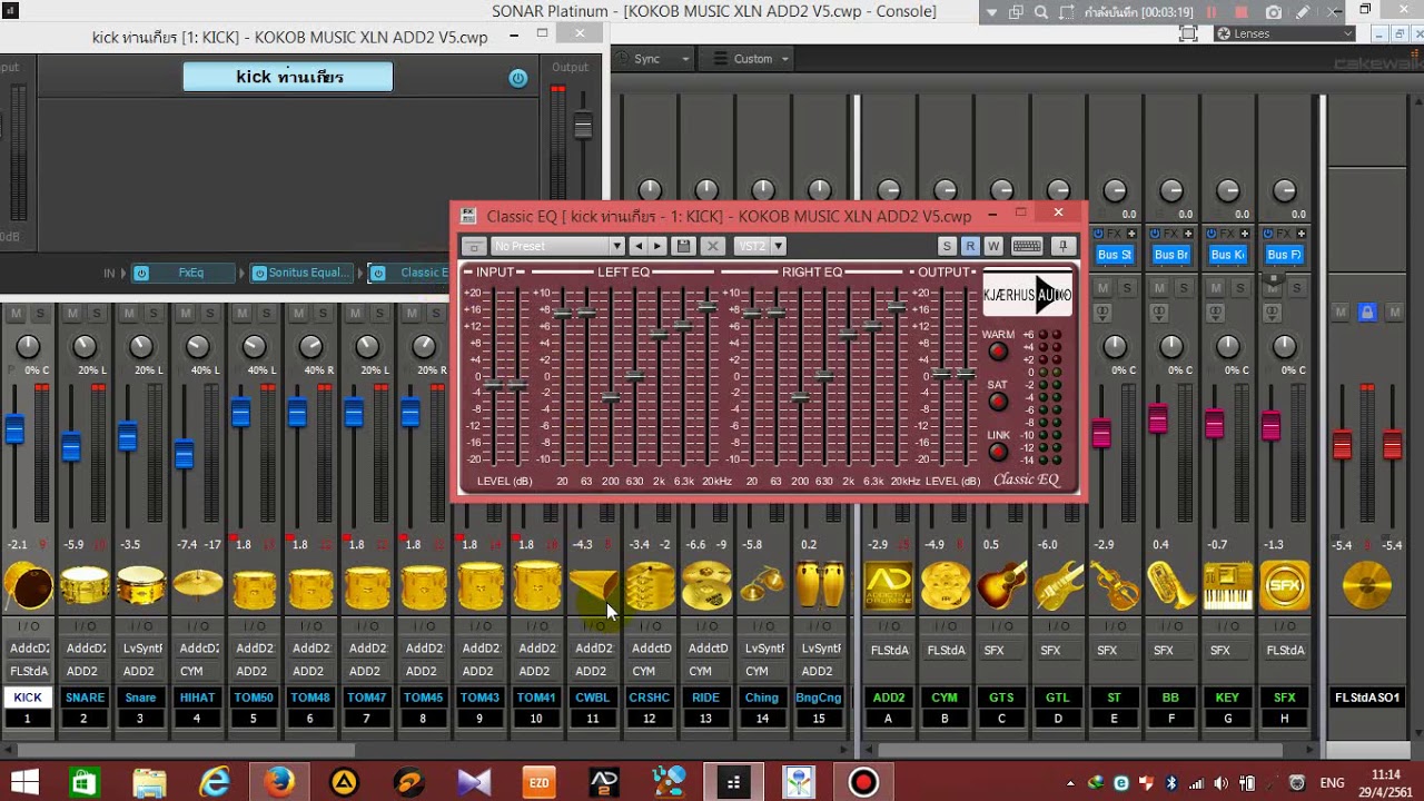 การวาง Preset Add2 และ FXที่ใช้ - YouTube