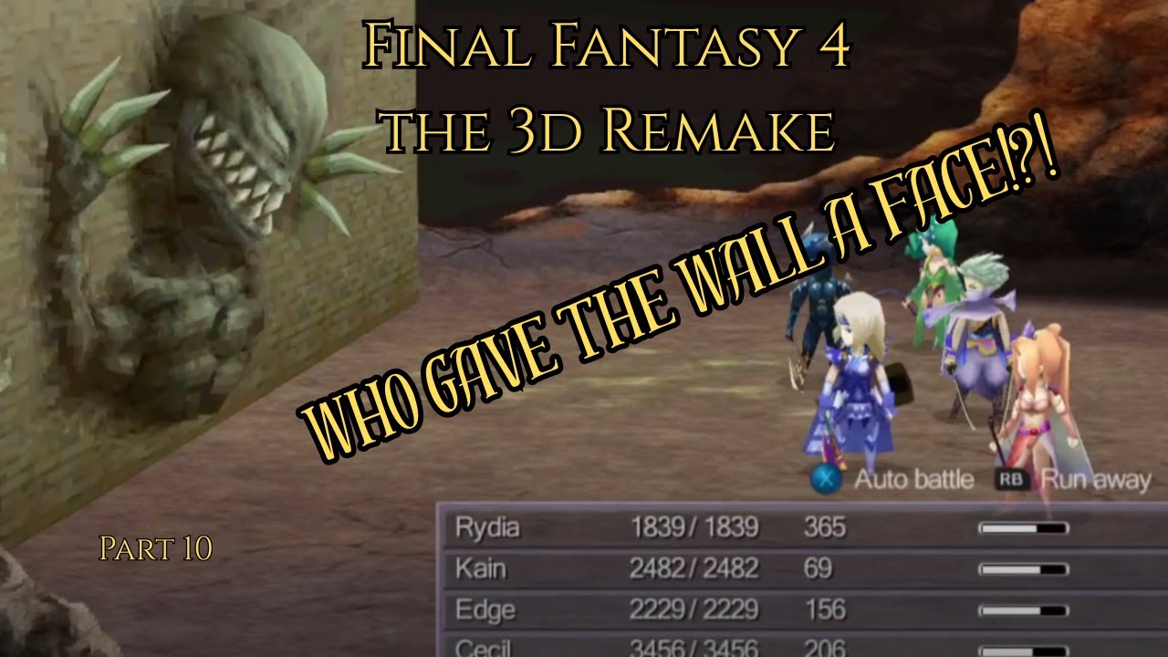 THIS BATTLE IS CLOSING IN...LITERALLY! | FINAL FANTASY 4 the 3D REMAKE ...