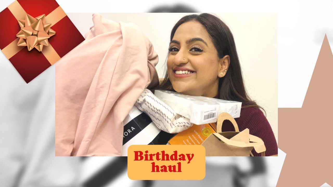 Birthday haul - gifts from family and friends - Vriti khanna - YouTube