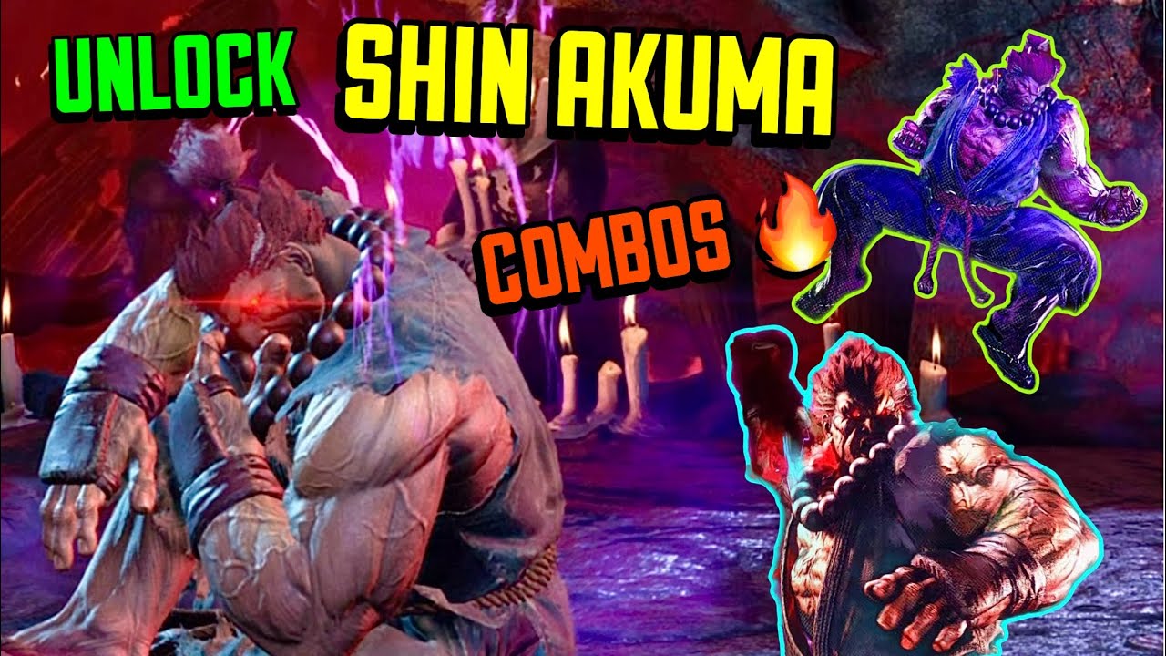 SF6 ~ How To Unlock SHIN AKUMA 😳 - Epic Shin Akuma COMBO’S🔥 - YouTube