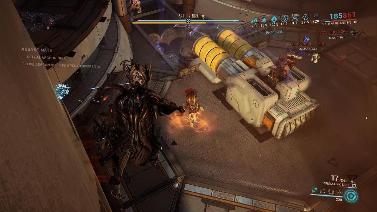 Warframe: I tried a Wall Latch build against an Archon - YouTube