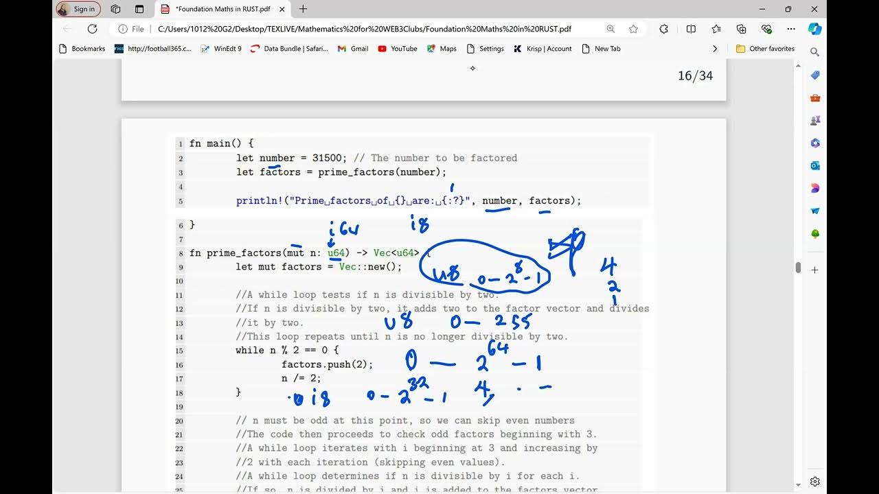 Lecture 29 - Rust Implementation Of Prime Factorization - YouTube
