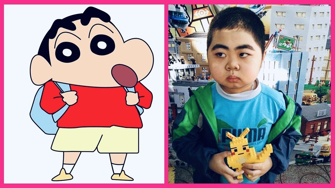 Shinchan Characters in Real Life....l - YouTube