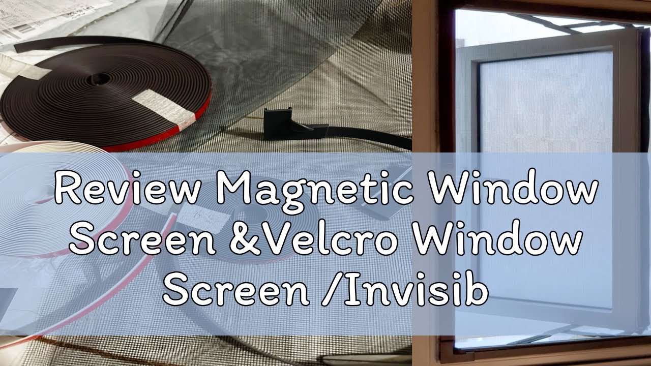 Review Magnetic Window Screen &Velcro Window Screen /Invisible mosquito ...