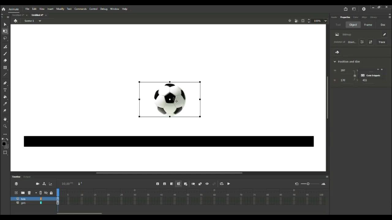 tutorial membuat animasi classic tween & shape tween - YouTube