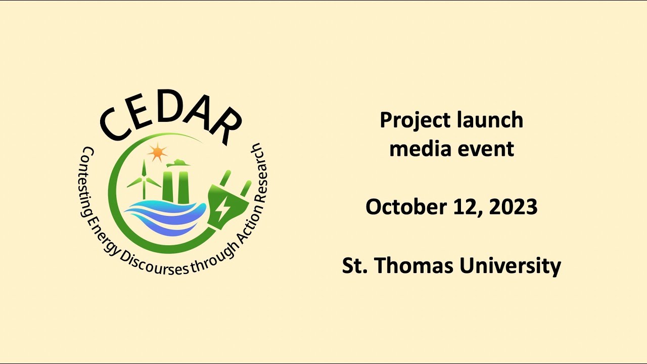 CEDAR launch 2023 - YouTube