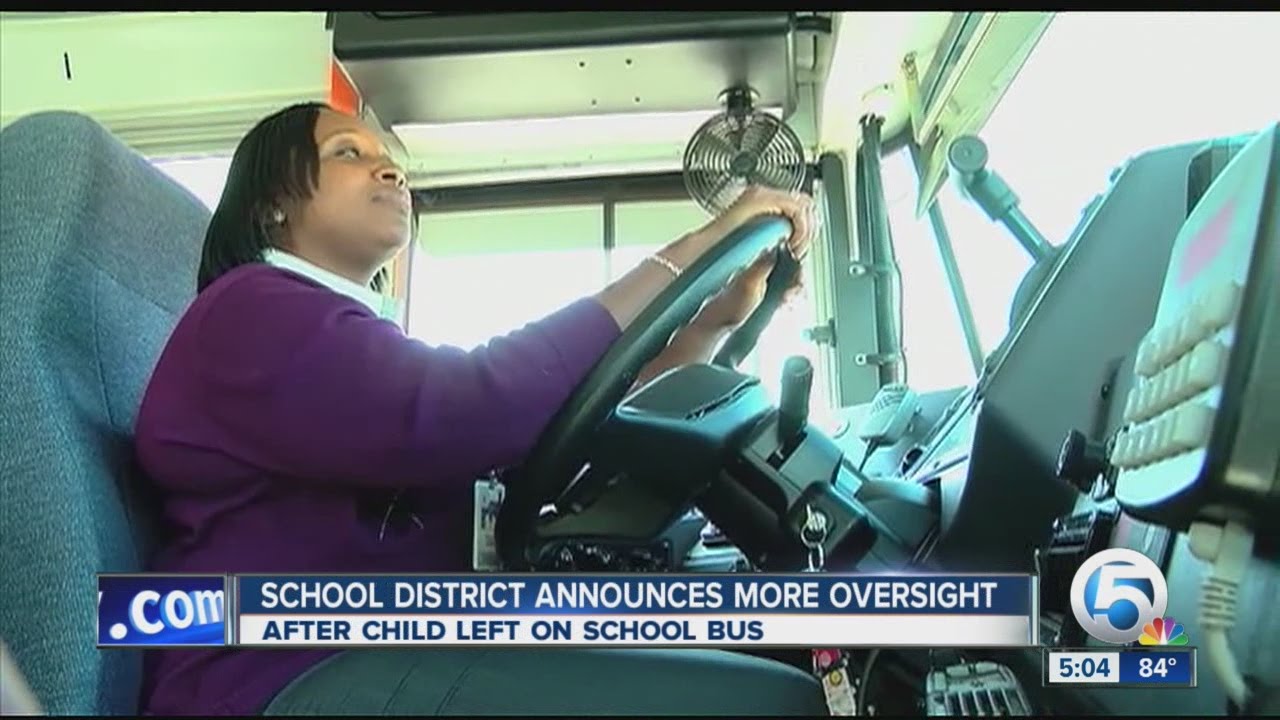 District responds after child left alone on school bus - YouTube