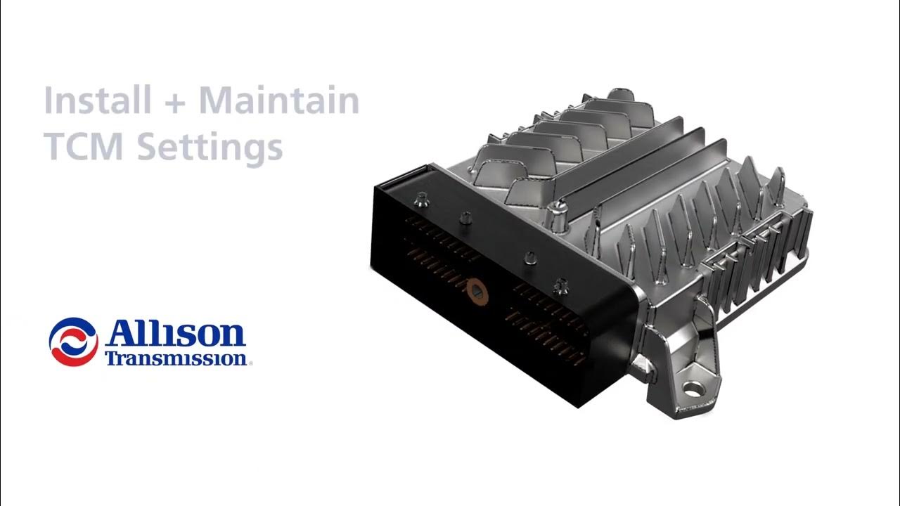 TCM Reflash | Allison Transmission - YouTube