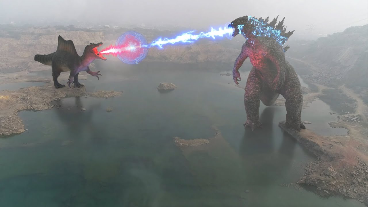 New Godzilla Vs Spinosauros | Epic Battle - YouTube