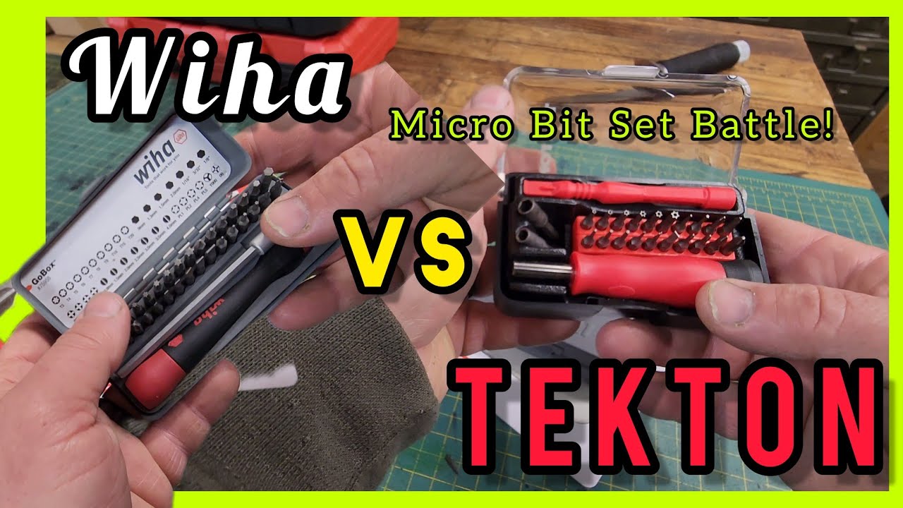 Ultimate Showdown: Tekton Micro Bit Set vs. Wiha Micro Bit Set - An In ...