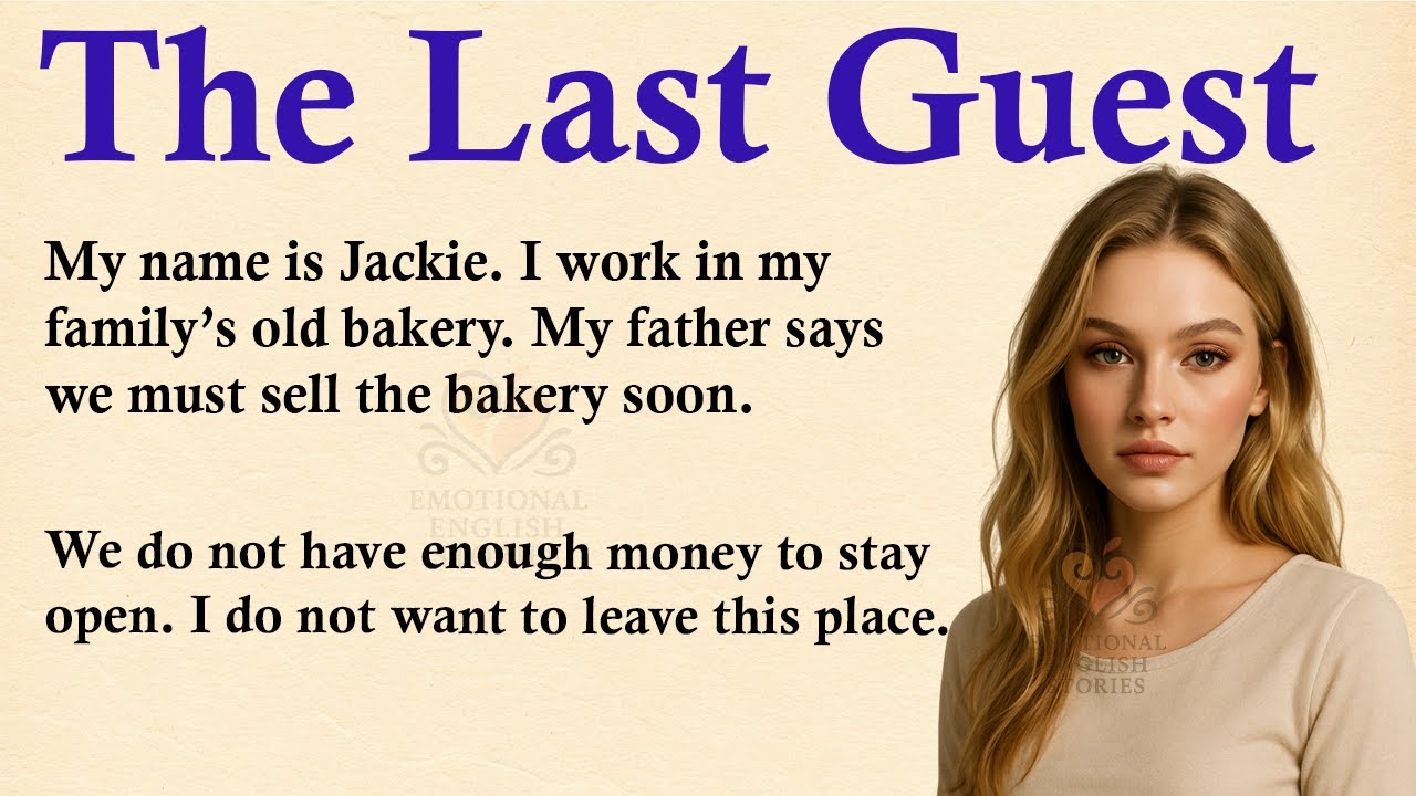 The Last Guest Emotional English Story (A1/A2 Level) - YouTube