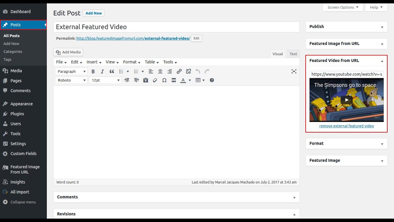 Update: Featured Image From URL (FIFU) plugin integration to ...