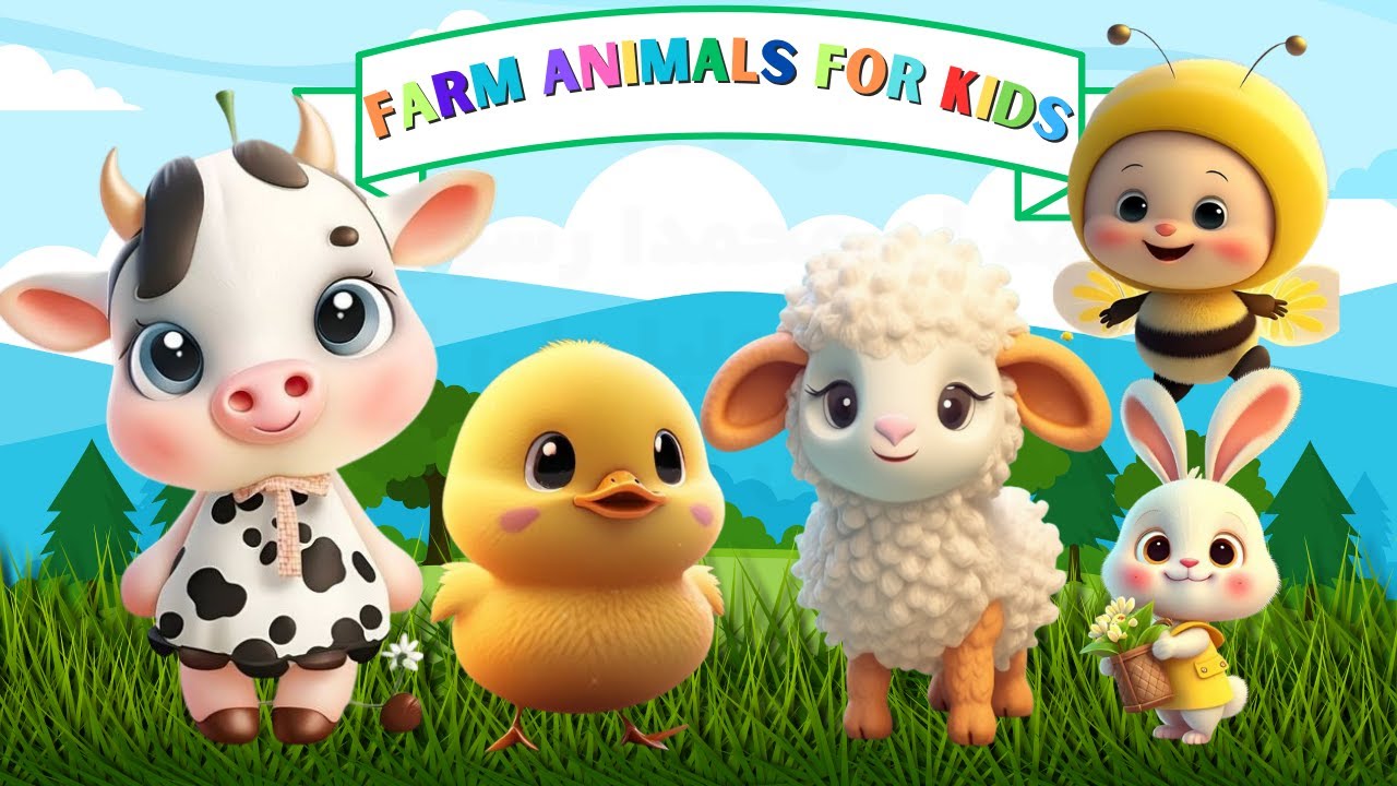 Learning Farm Animals for Kids | Farm Animal Learning for Toddlers ...