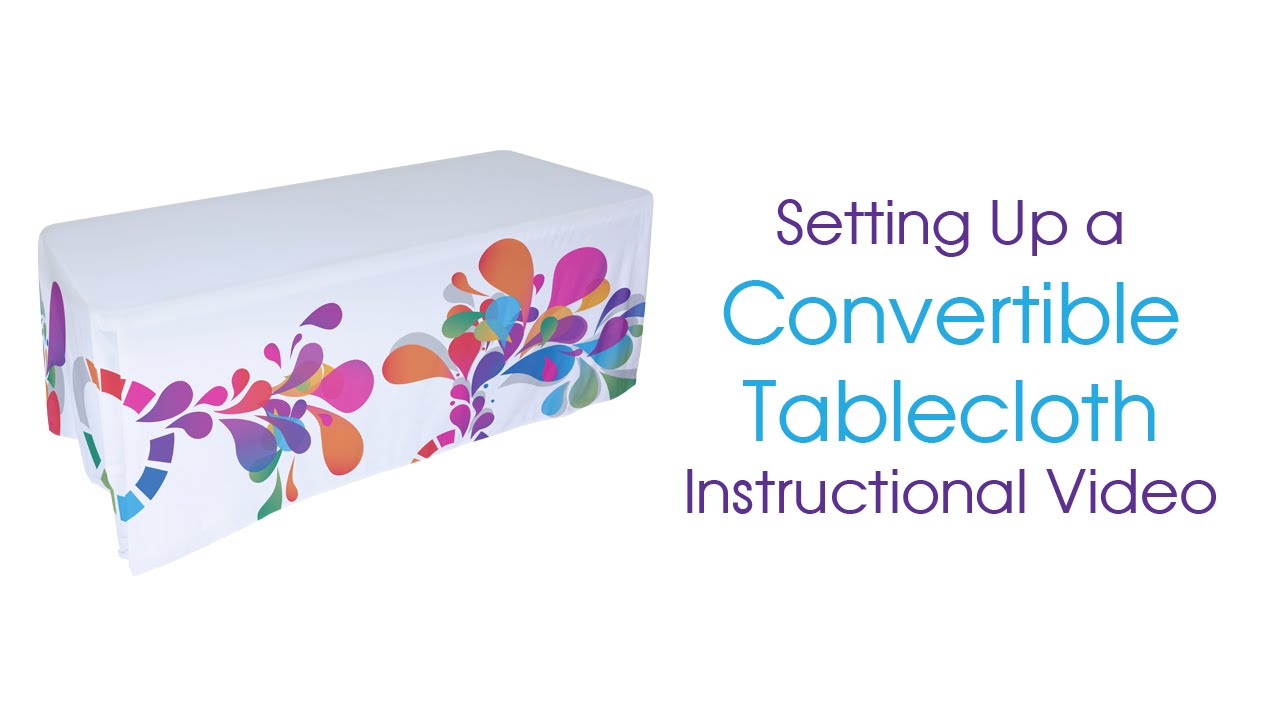 Convertible Tablecloths - Rectangular Instructional Video - YouTube