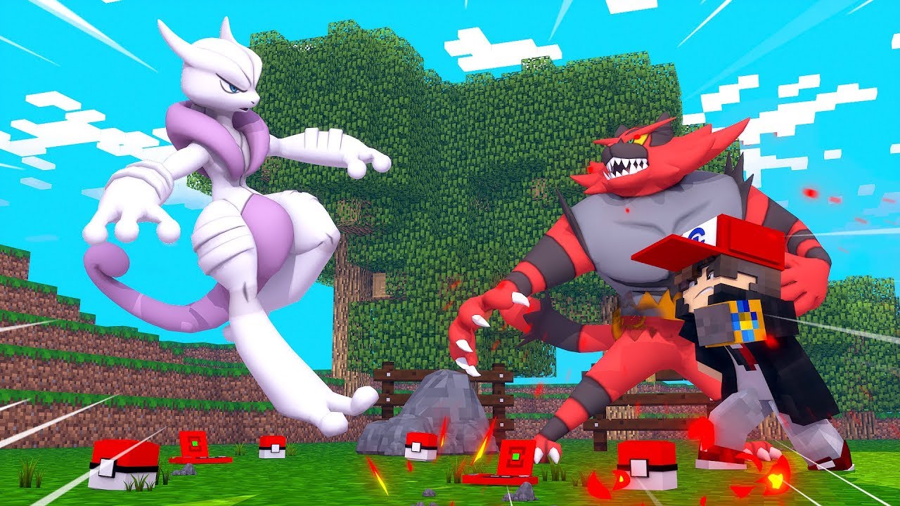 Minecraft Mundo L Pokemon Mega Mewtwo ‹ Juaum › 64 Youtube