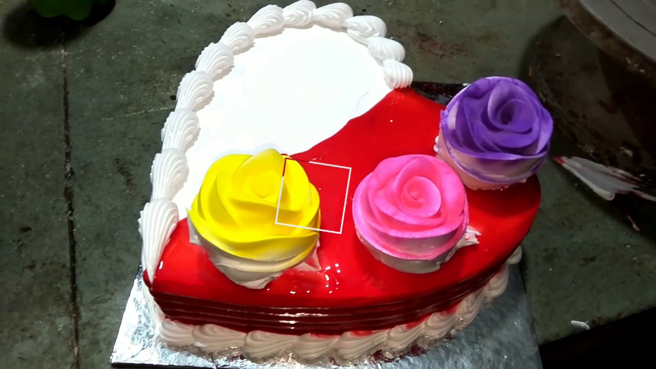 Cake/Fresh cream cake /Bakery food #trending - YouTube