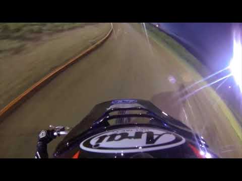 Yamaha TW200 dirt track race helmet-cam view - YouTube