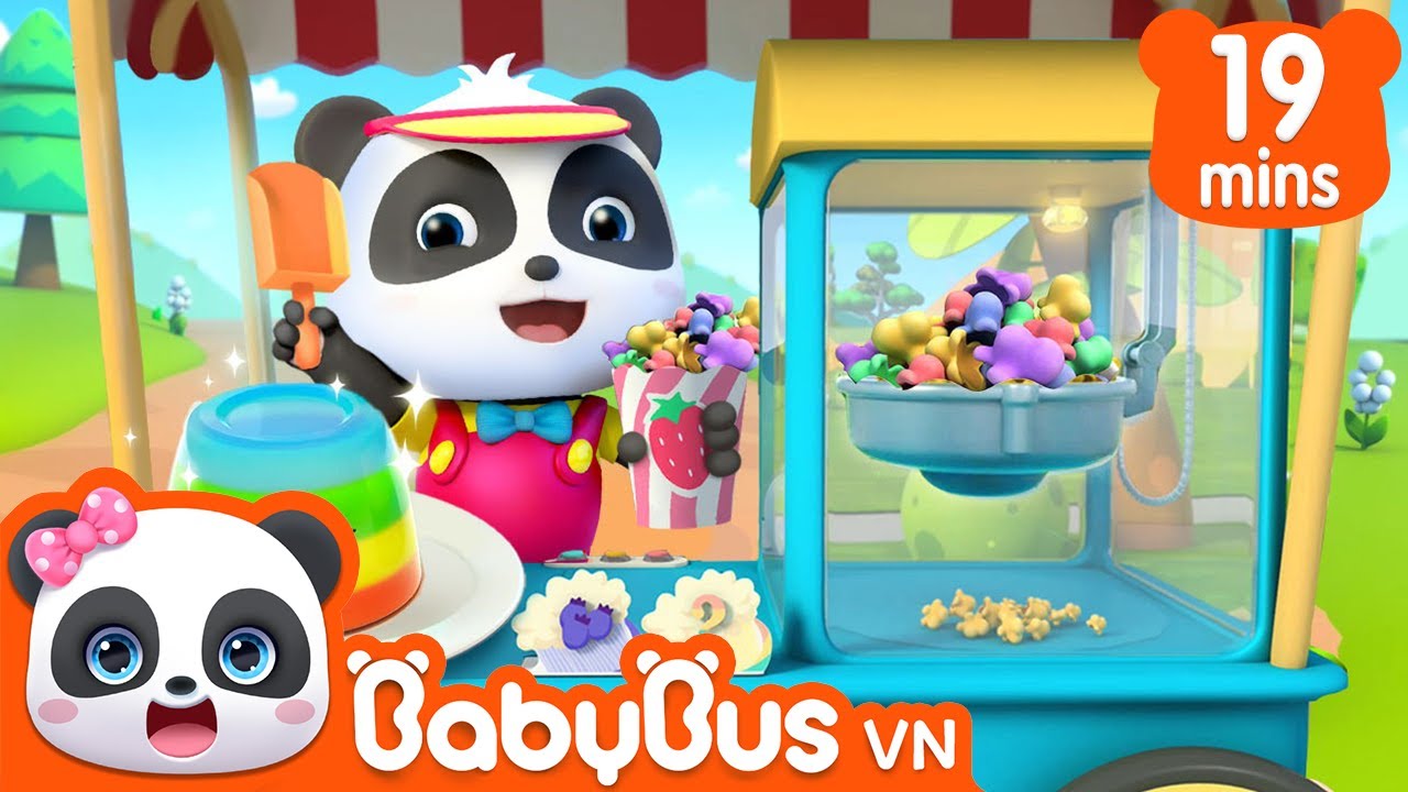 Tiệm bỏng ngô đầy màu sắc | Tiệm đồ ăn ngon của Kiki | Nhạc thiếu nhi ...