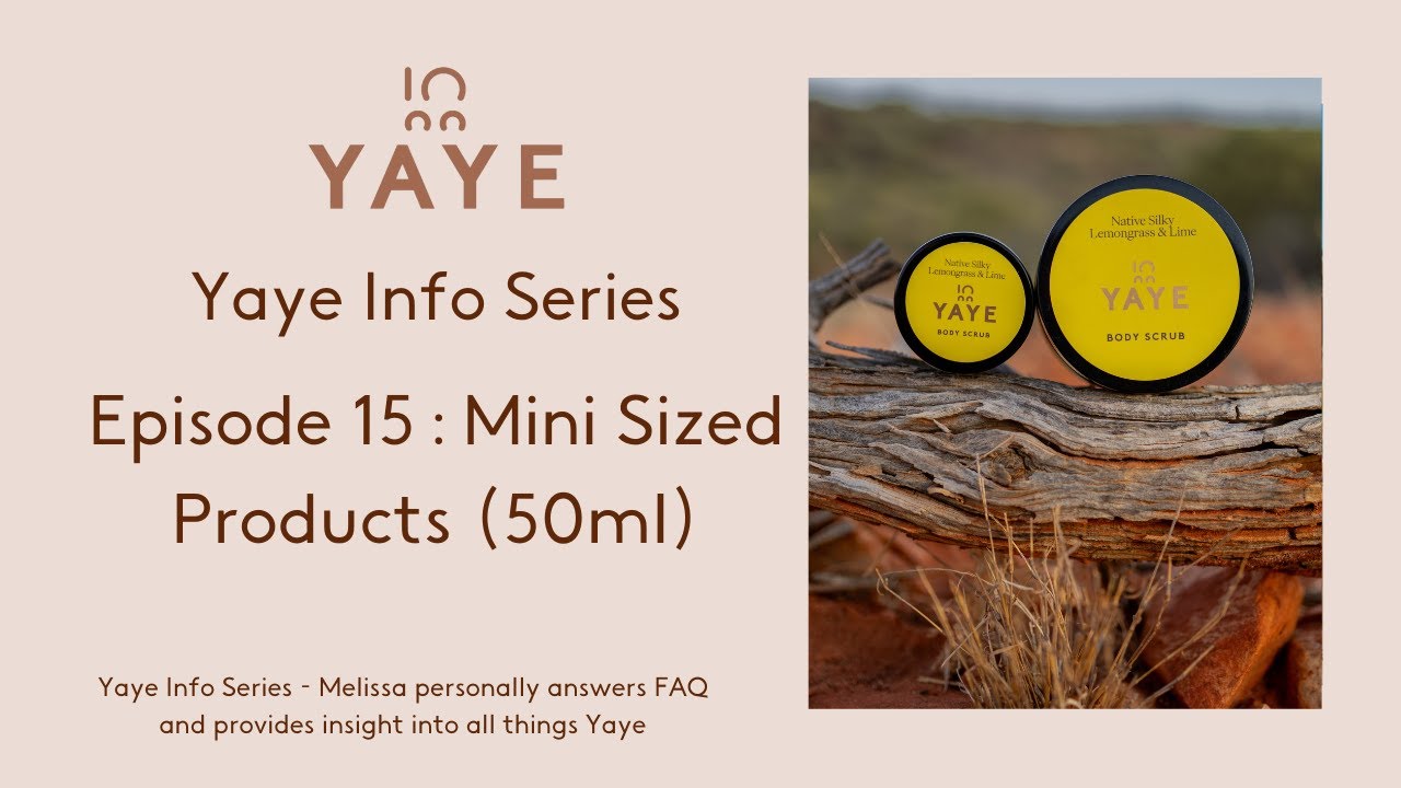 Yaye Info Session Episode 15: Introducing Our 50ml Minis - YouTube