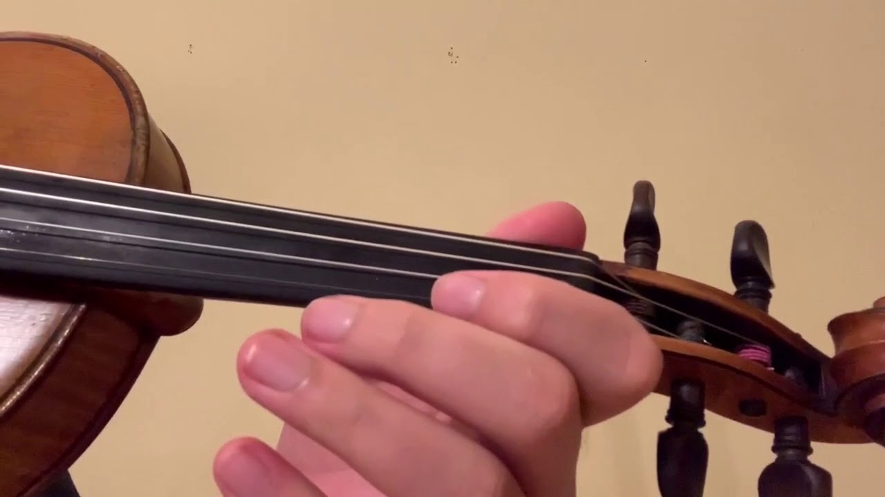 How to play a one octave d major scale on violin/viola with Gene - YouTube