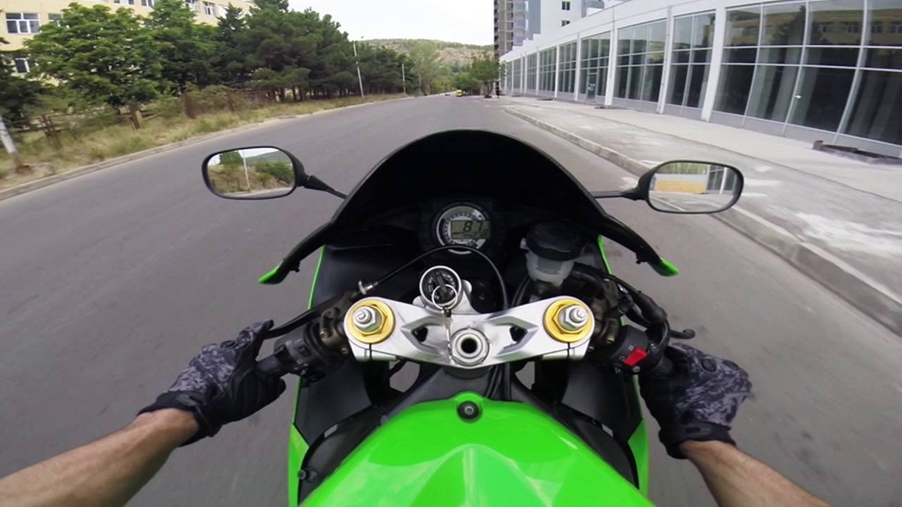 learning wheelie kawasaki zx6r 636 - YouTube