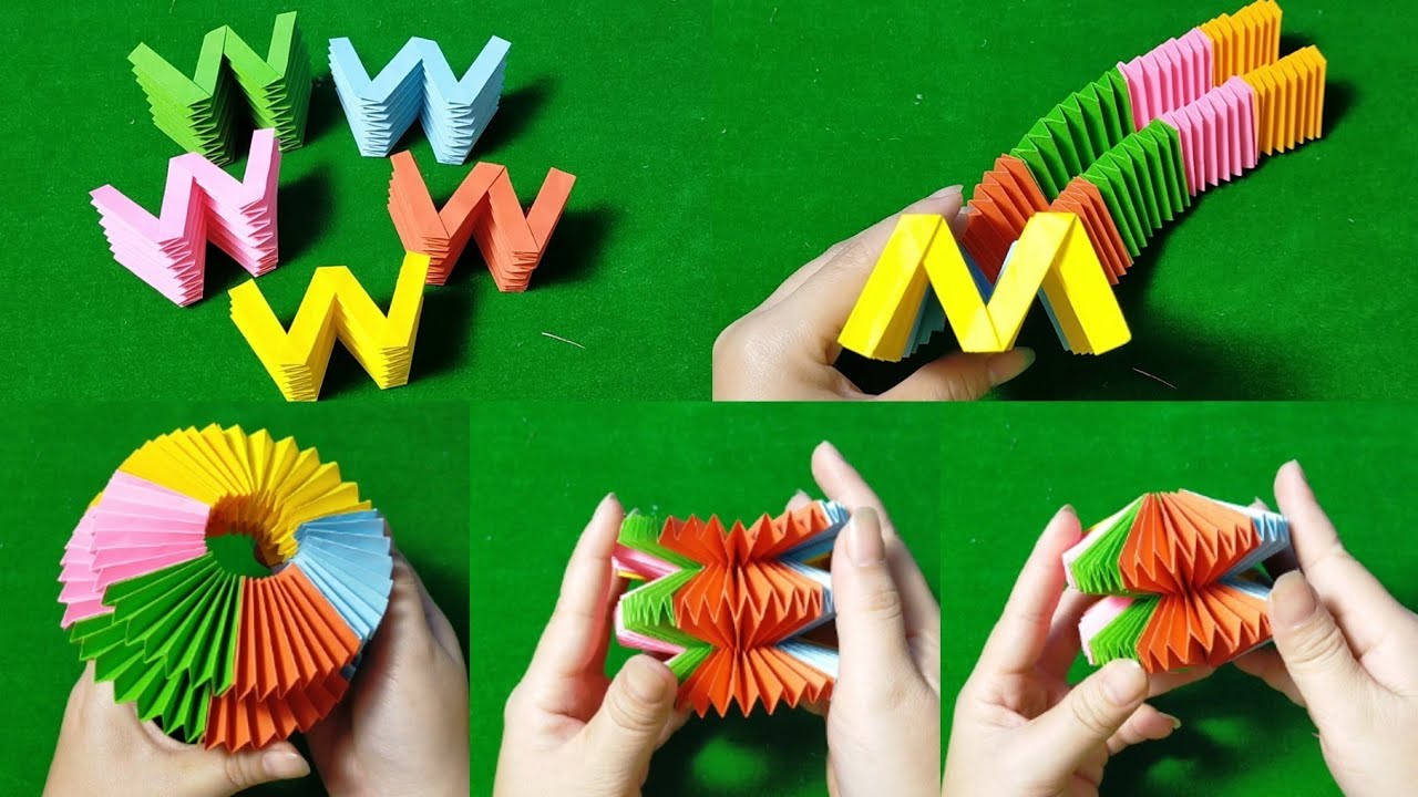 Chenly Toy Art - Rainbow Paper toy antistress transformer - DIY crafts ...