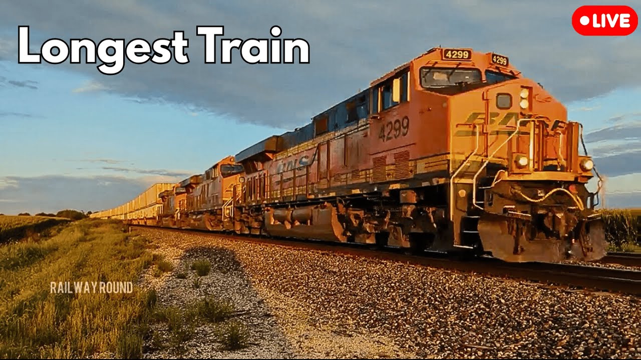 "🚂 Most Longest & Heaviest Trains in the World 🌍 | Powerful Freight ...