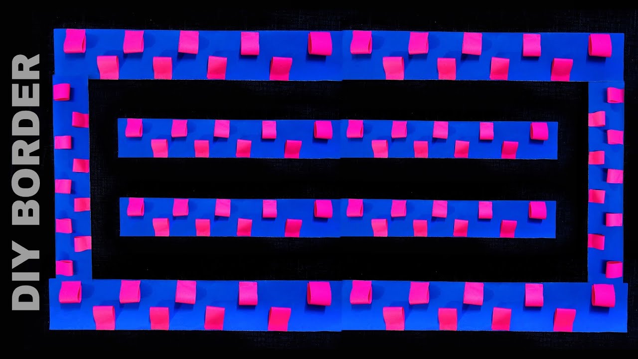 BULLETIN BOARD BORDER DECORATION IDEAS PART 3 | Easy Soft Board Borders ...