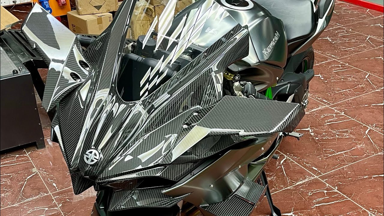 Kawasaki Ninja H2R First Oil Change. #h2r #h2rsound #h2rtopspeed # ...