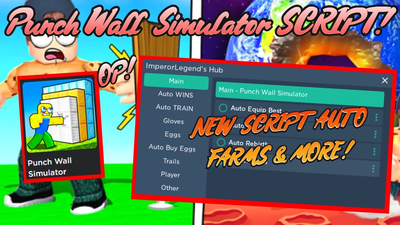 [NEW!] Roblox Punch Wall Simulator Script - Infinite Wins, Auto Train ...