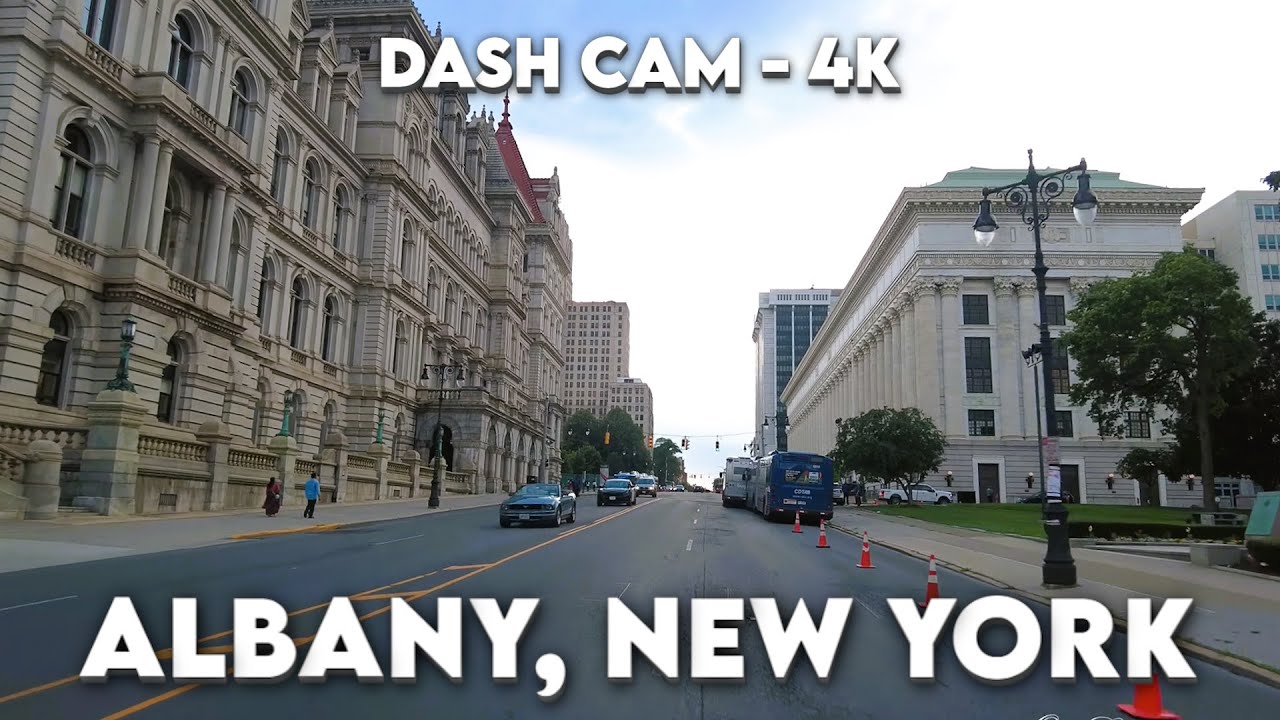 🚗 Exploring Albany, New York: A 4K Driving Adventure! 🏙️ - YouTube