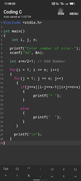 * pattern program ||c programming ||#shorts #coding - YouTube