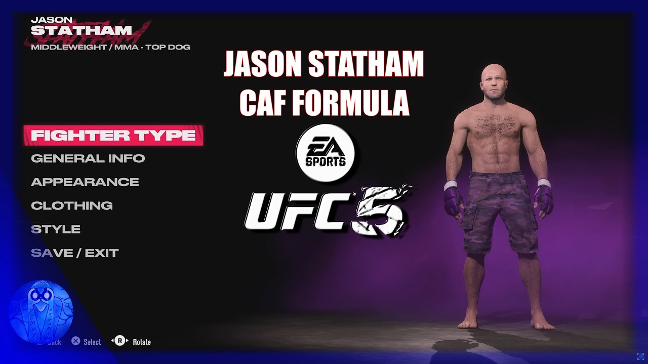 UFC 5 Jason Statham CAF Formula - YouTube