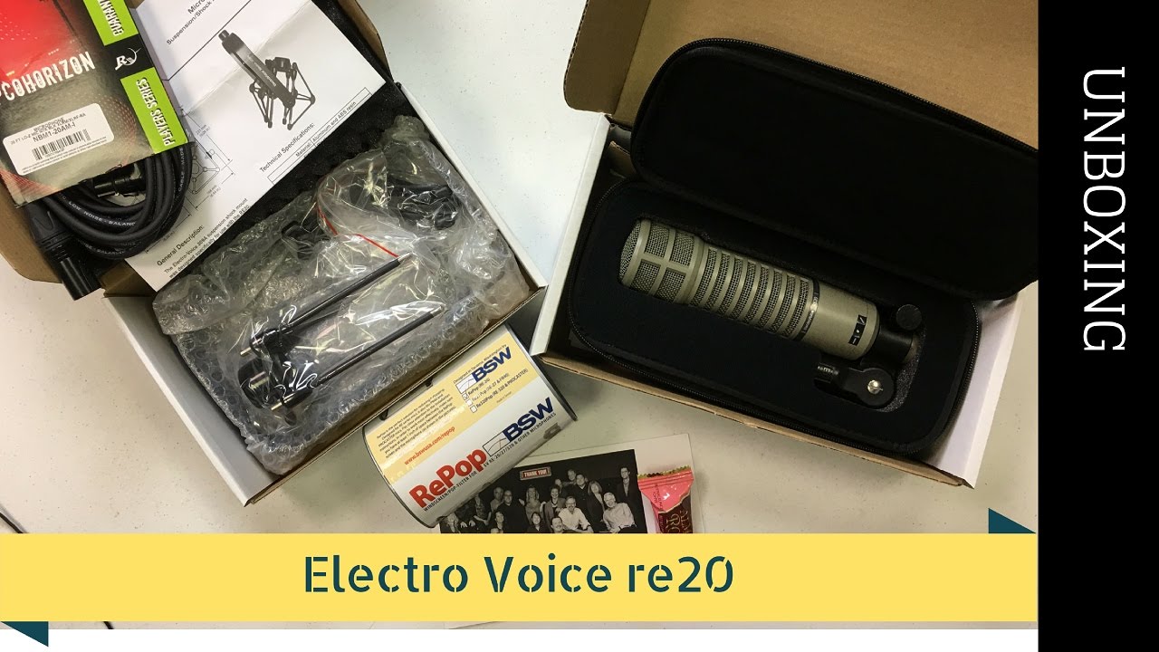 Electro Voice RE20 Bundle from BSW USA - YouTube