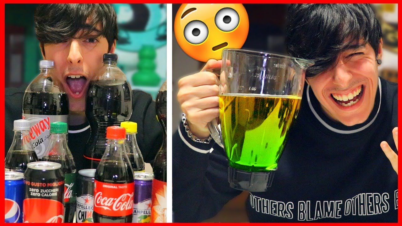 ASSAGGIO E MISCHIO TUTTI I TIPI DI COCA COLA! | PEPIYOS - YouTube