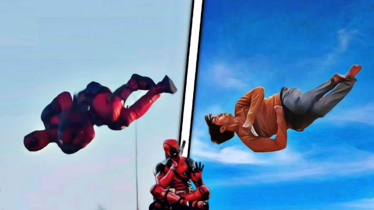 I Challenged My Friend To Do A Deadpool Stunt In Real Life🔥 - Rishi S ...