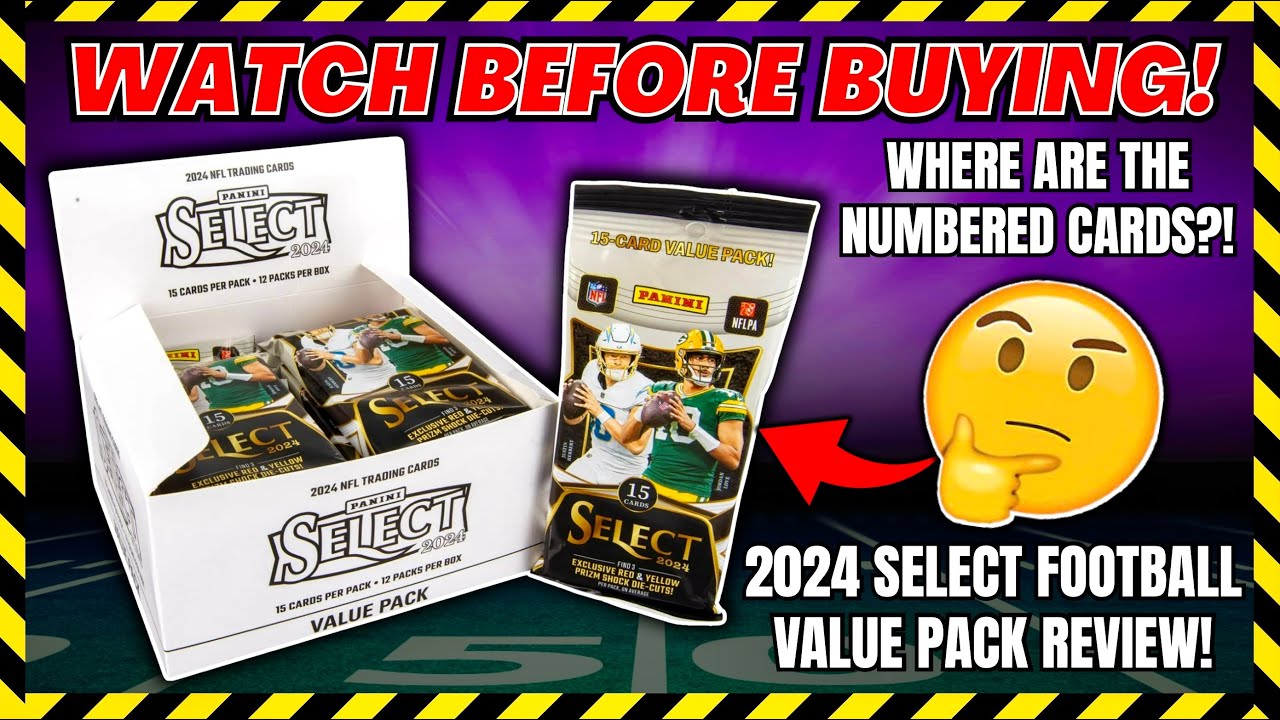 *ARE THESE WORTH IT?!🤔 2024 SELECT FOOTBALL VALUE PACK REVIEW!🏈 - YouTube