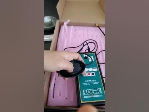 Activating a Lotek tag using the 'mouse' - YouTube
