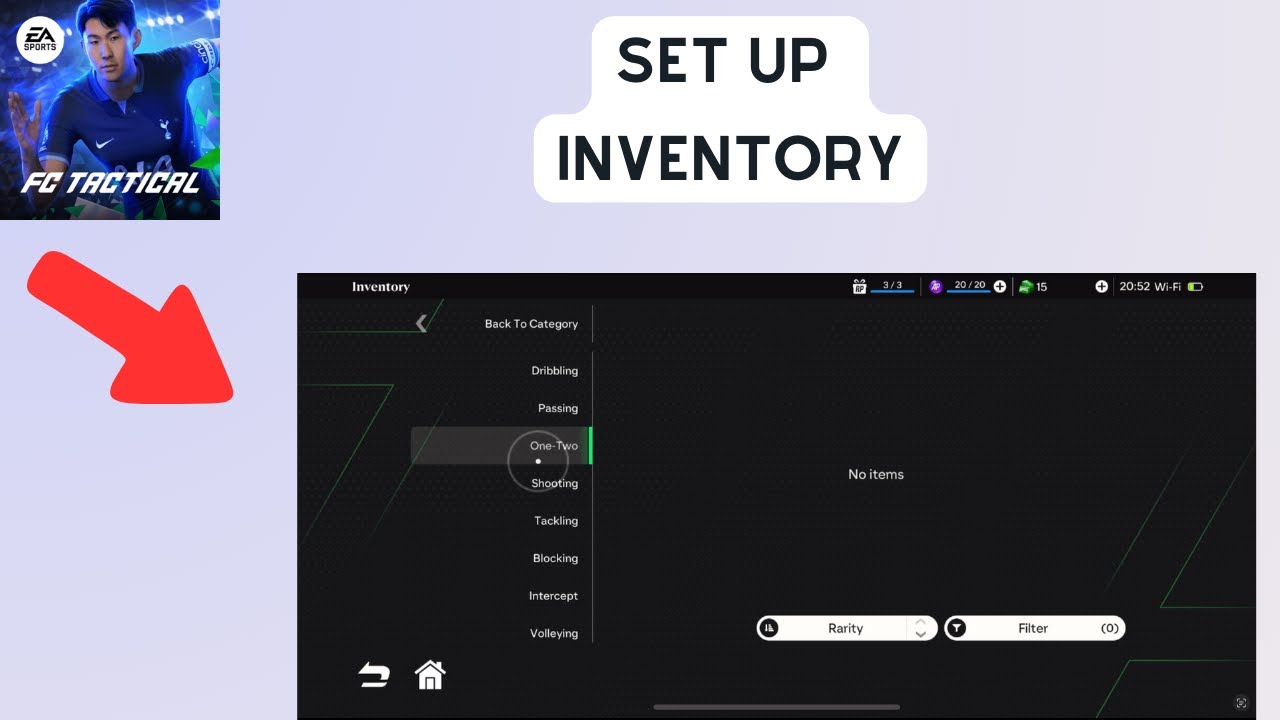 How to Set Up Inventory Settings in EA SPORTS FC Tactical - YouTube
