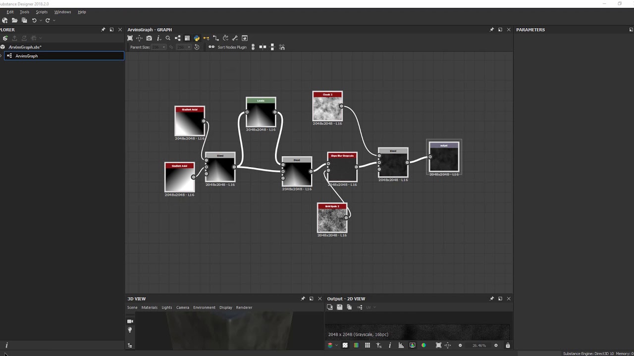 Substance Designer Sort Nodes Plugin - YouTube